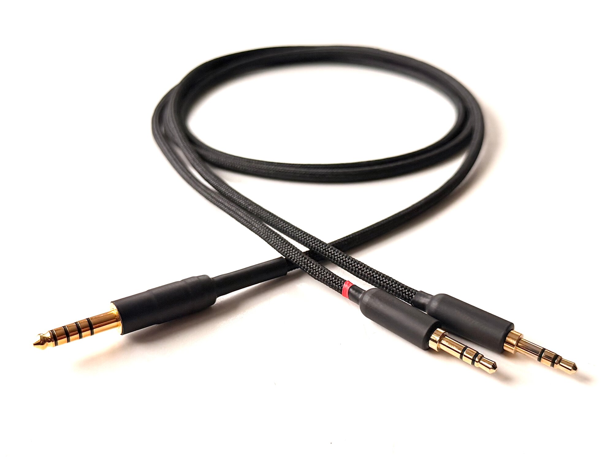 Кабель балансный авторский 1м для HiFiMan Kennerton Denon JVC с Jack 4,4mm Pentacon