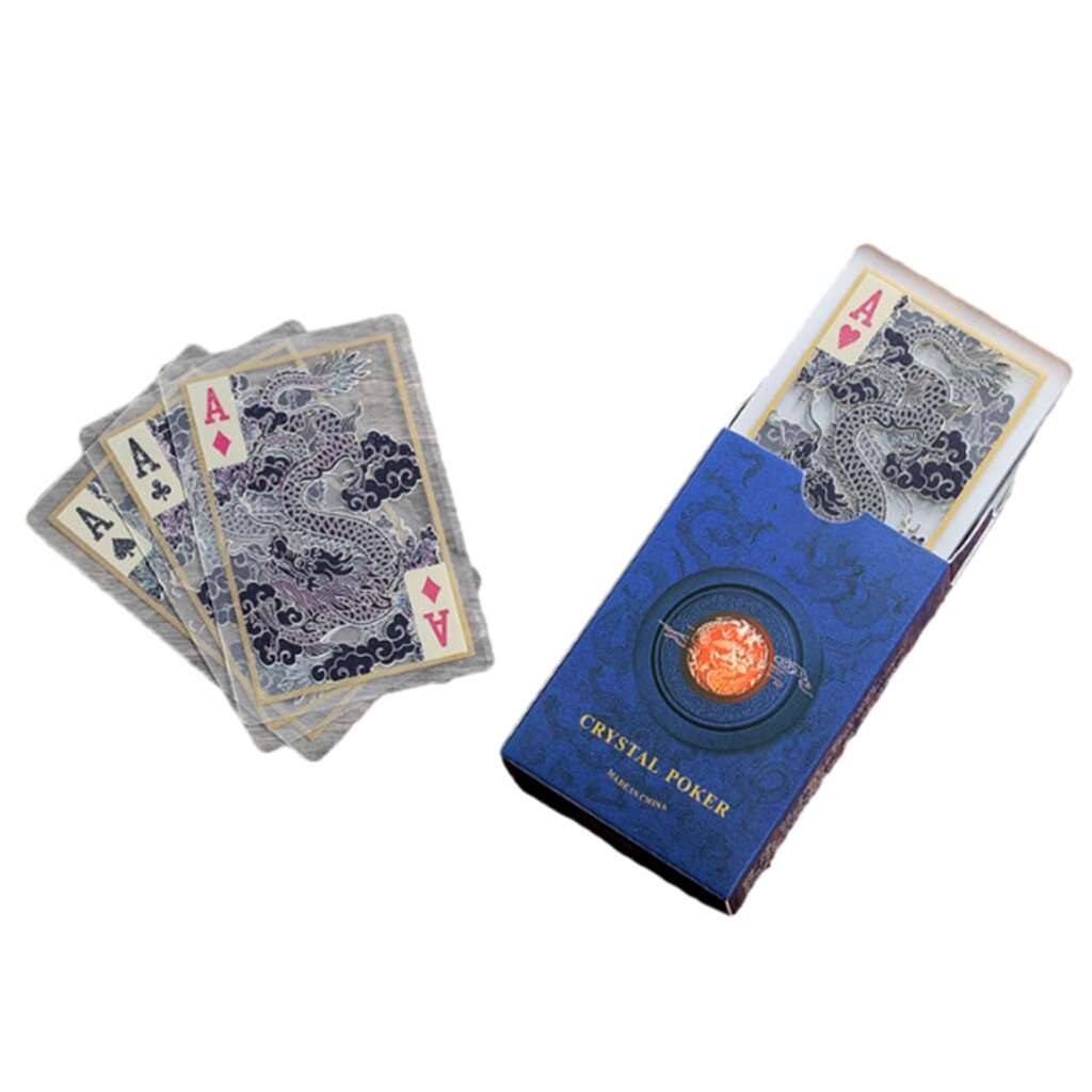 Водонепроницаемая игральная карта Пластиковая настольная игровая карта для дома, путешествий или настольной игры