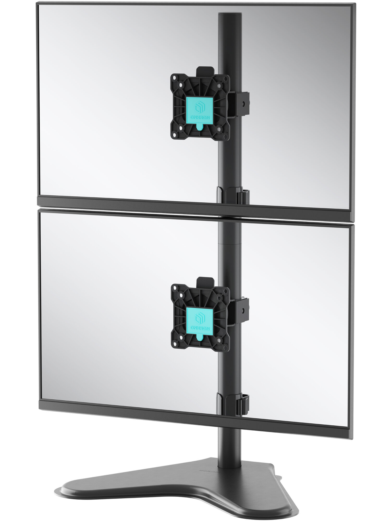 Кронштейн для двух мониторов ONKRON D208FS настольный, диагональ 13"-34", 2 по 8 кг, черный