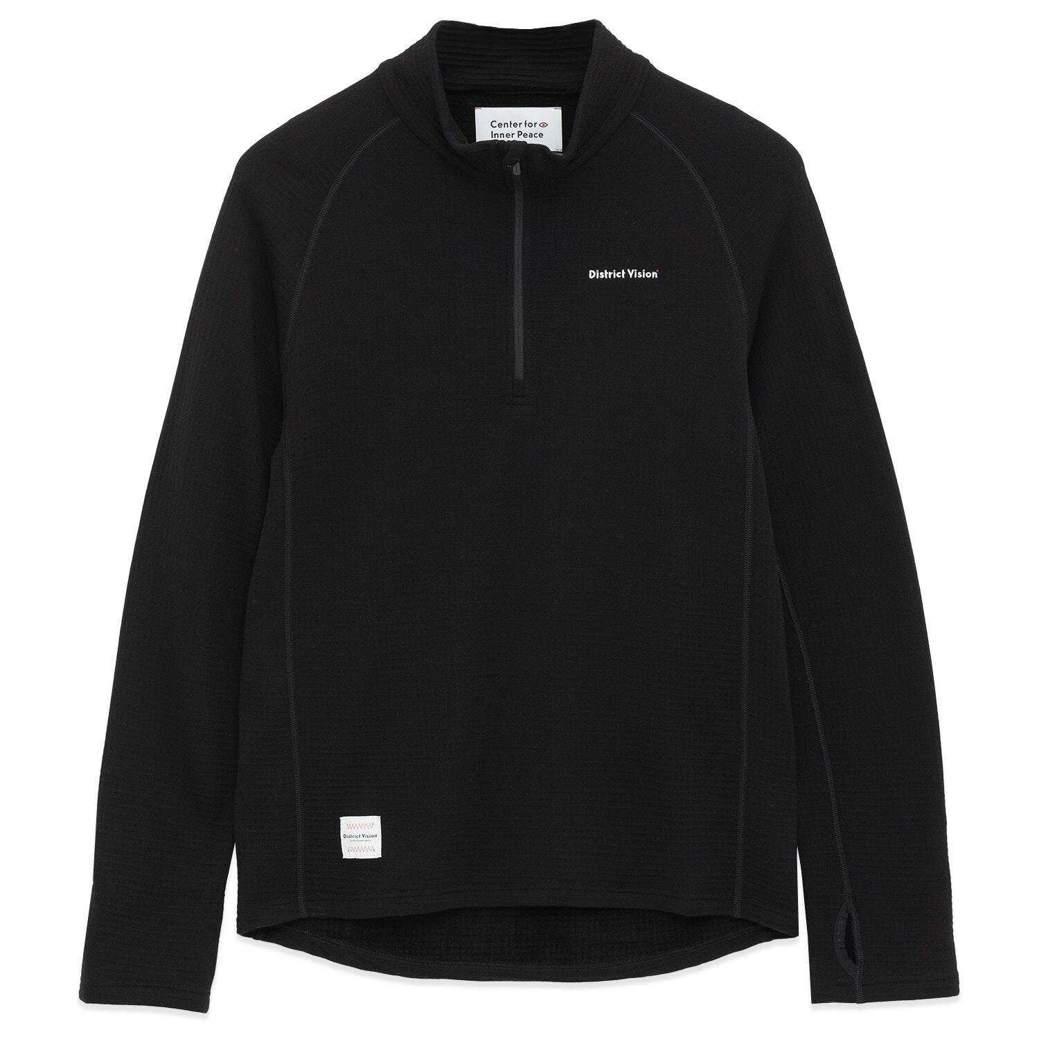 Термотолстовка ТОЛСТОВКА DISTRICT VISION HALF-ZIP MERINO GRID FLEECE