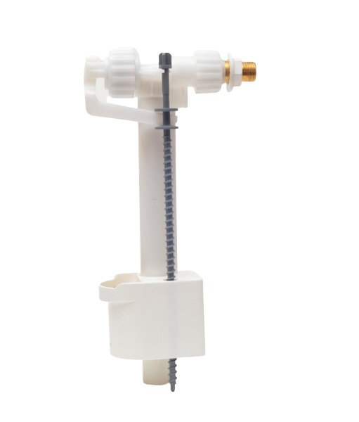 Клапан инсталляции Церсанит AQUA наполнительный, заливной впускной арт. S-IN-LEON-C2170 K.K. POL, арматура наполнения сливного бачка подвесного унитаза с металлической (латунь) резьбой 3/8"