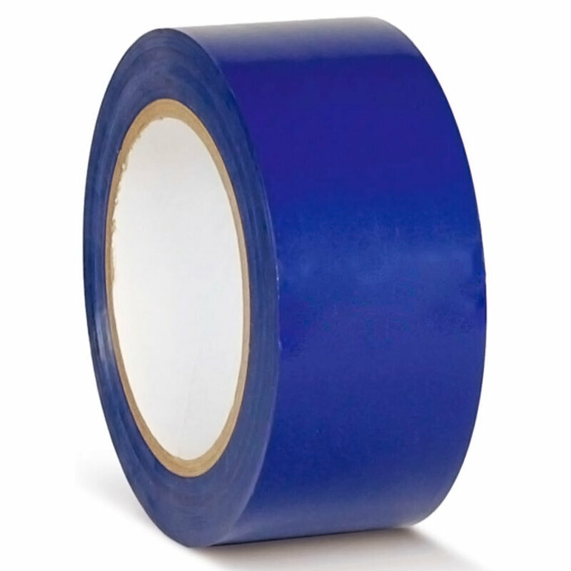 Набор Лента Vell Standart для разметки самоклеящаяся ПВХ, 50мм х 33м х 0.15мм, синий {301587} (3 шт)