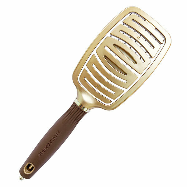 Щётка для укладки волос Expert Care Flex Nylon Bristles Gold&Brown