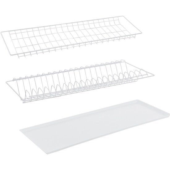 Сушилка для посуды Мебельная Фабрика "сокол" (с поддоном) 765 мм Белый