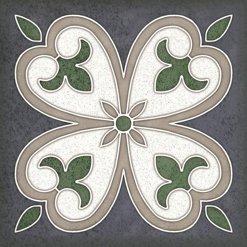 Настенная плитка Керлайф (Kerlife) Smalto Decor 4 Blu 15х15 см (924217)