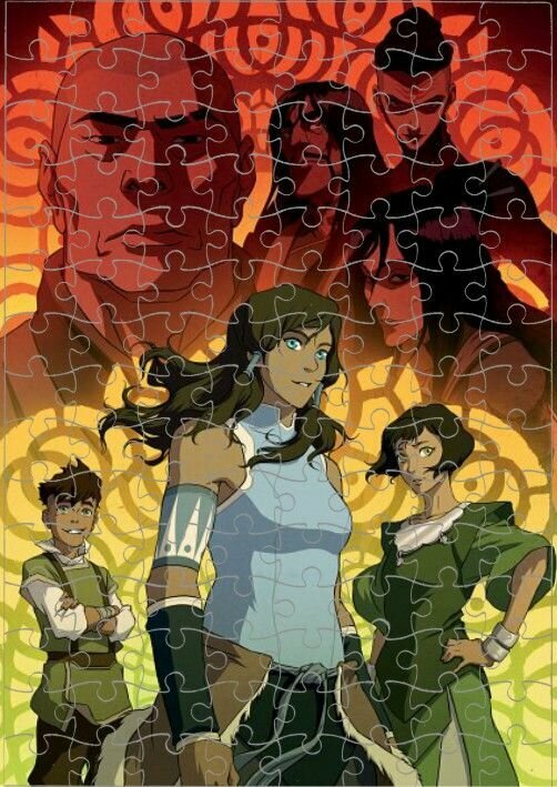 Пазл Аватар: Легенда о Корре, Avatar: the legend of Korra №7, А4