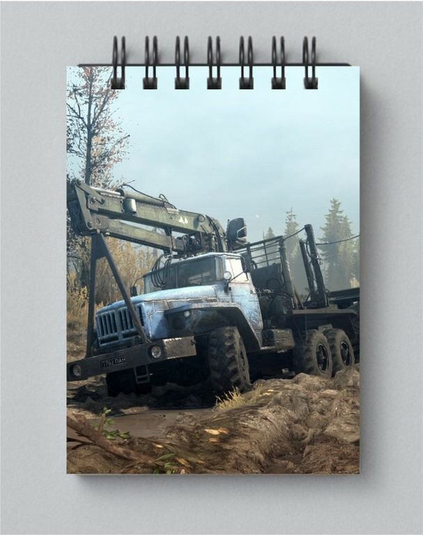 Блокнот Spintires, Спинтайрес №2, Размер А6, 10 на 15 см