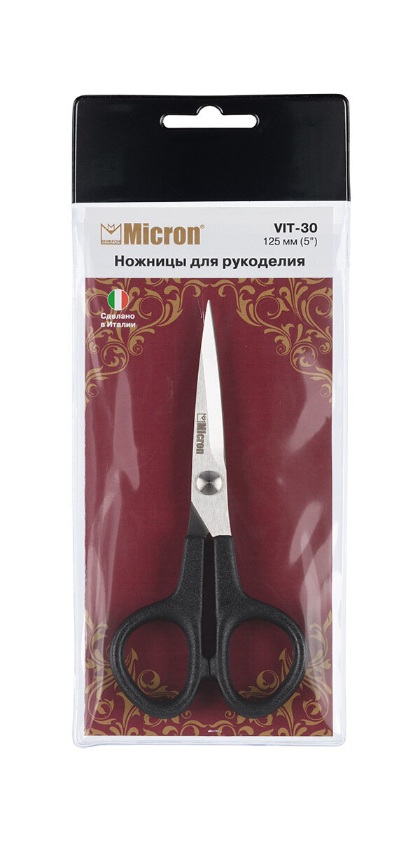 Micron VIT-30 ножницы для рукоделия в чехле 125 мм - прецизионные резцы для творчества