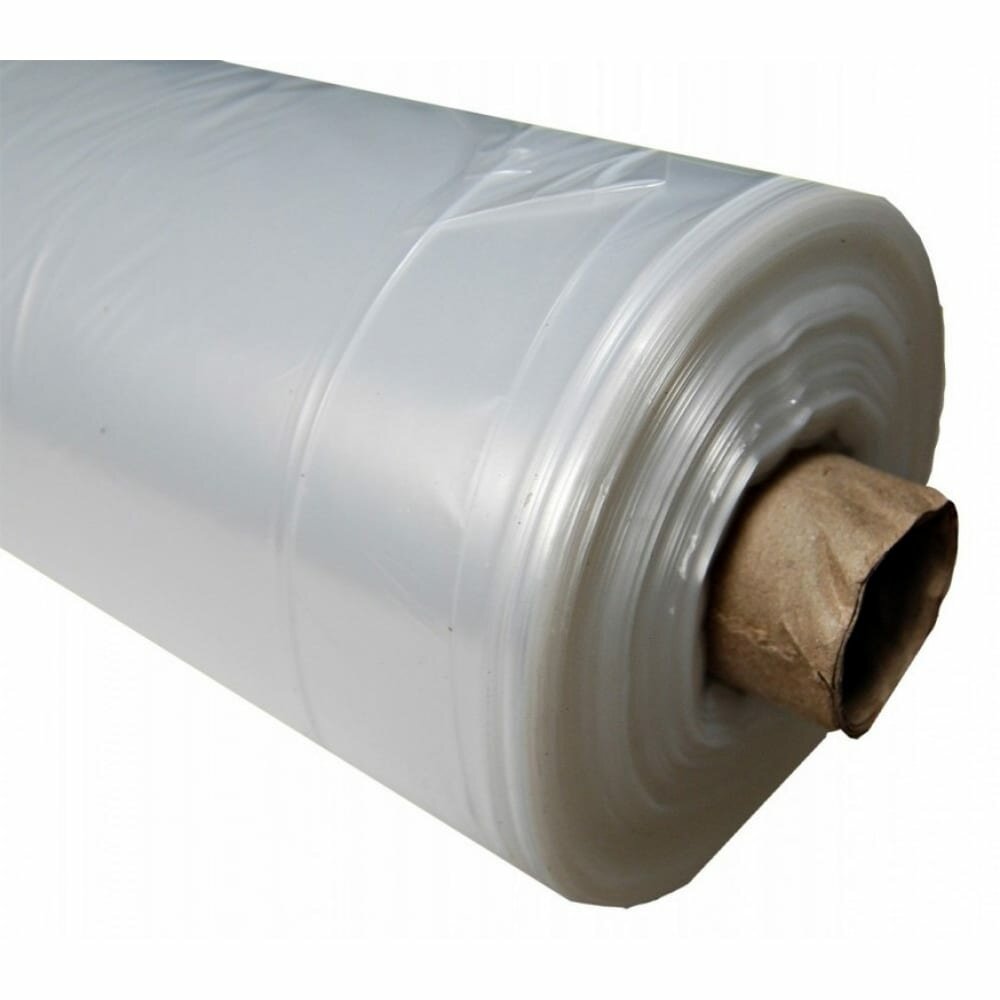 Пленка, 100, полиэтиленовая техническая (3х100 м; 100 мкм) Сталер (ГОСТ)10027S, в строительстве, защиты кровли от влаги