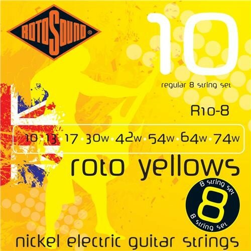 Струны для электрогитары Rotosound 8 String R10-8 10-74