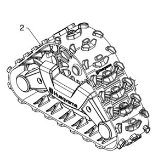 Гусеница правая для снегоуборщика HUSQVARNA ST 330