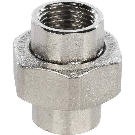 Разъемное соединение Stout SFT-0034-000012 "американка" ВВ никелированное 1/2