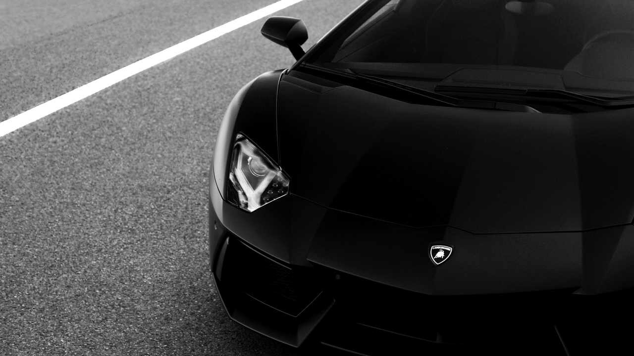 Картина на холсте 60x110 LinxOne "Lamborghini Aventador ламборгини" интерьерная для дома / на стену / на кухню / с подрамником