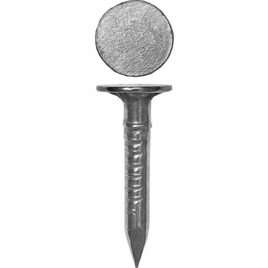 Гвозди с большой потайной головкой. оцинкованные Зубр 90 х 4.0 мм. 90 шт. 4-305091-40-090