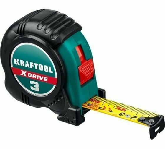 Рулетка KRAFTOOL X-Drive 10м х 25мм 34122-10