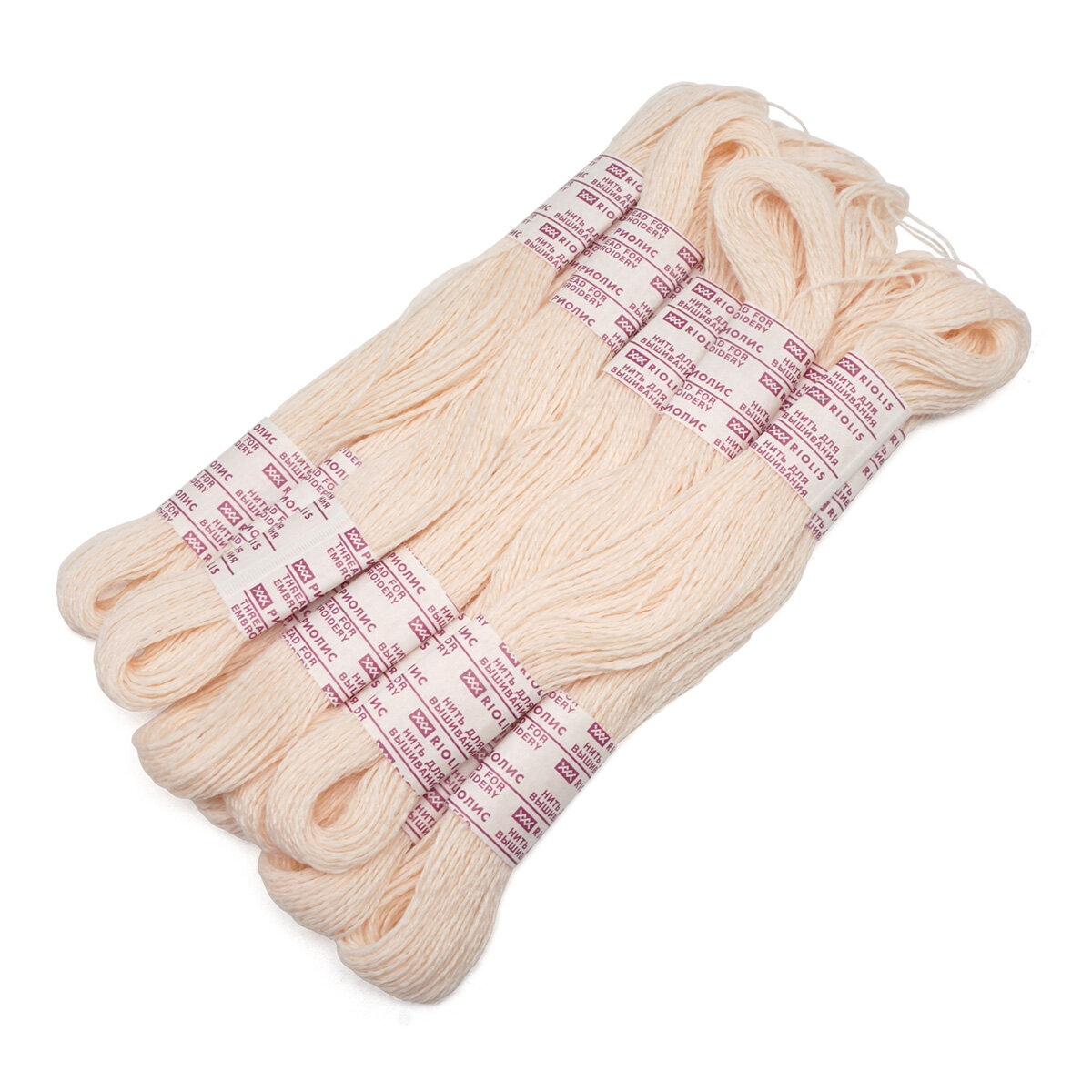 Мулине нитки для вышивания Риолис, 20 м*10 шт (шерсть, акрил), цвет 101