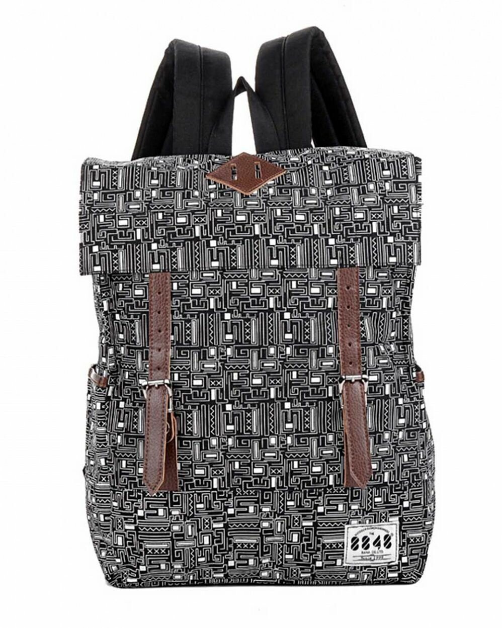 Рюкзак школьный для 15 ноутбука 8848 Survey Black White