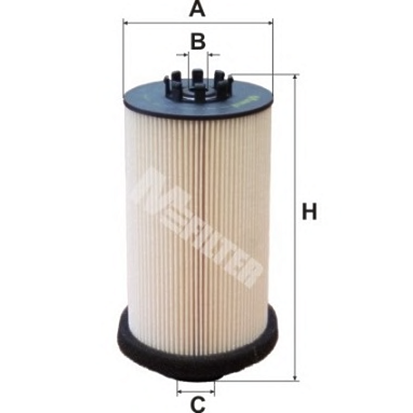 M FILTER DE687 (0687090 / 5410900051 / 5410900151) фильтр топливный