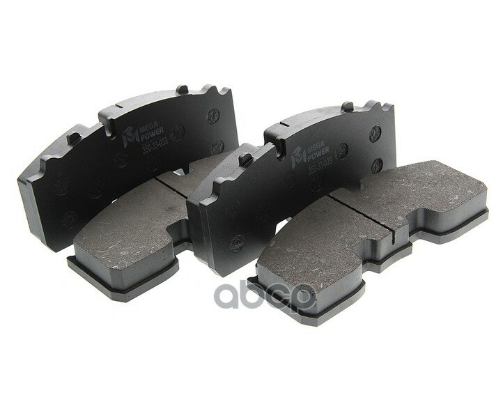 Колодки тормозные BPW дисковые (с выточкой под датчик АБС, KNORR SB3745) (211x93x30)(4шт.) MEGAPOWER MEGAPOWER Automotive арт.