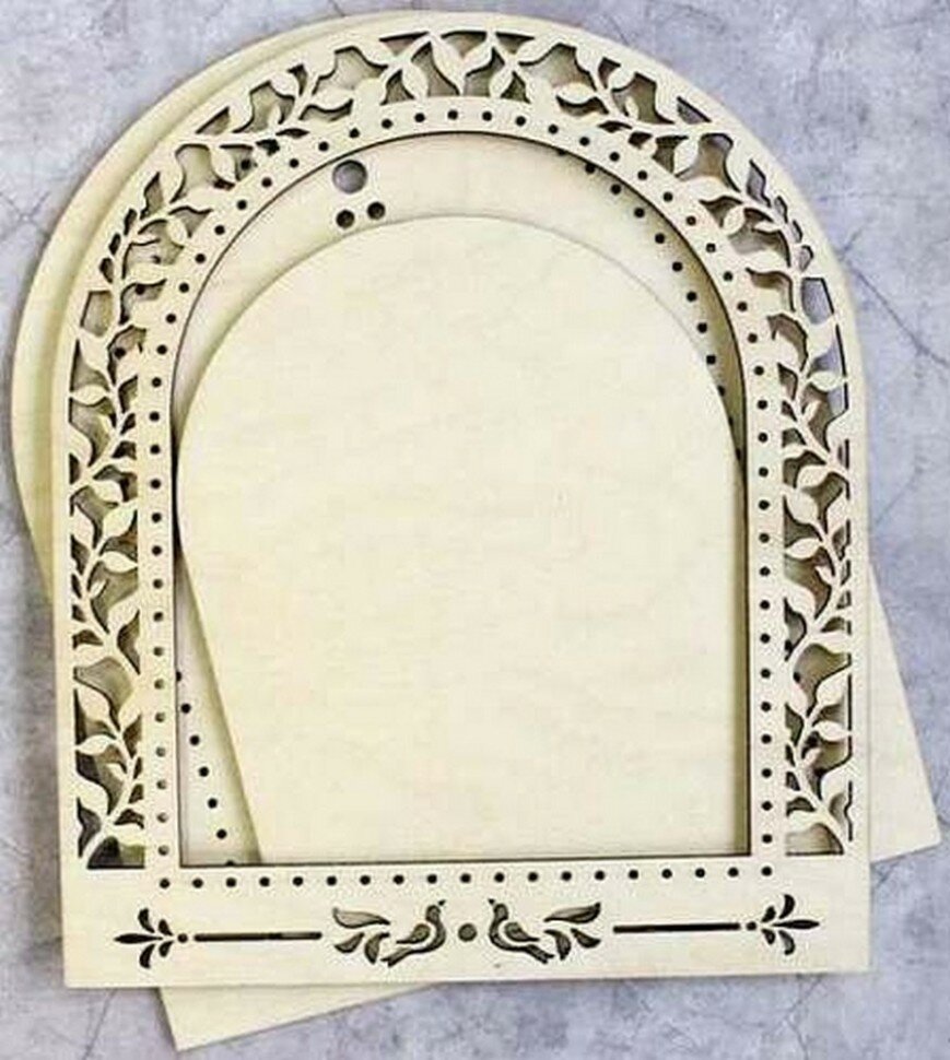 Щепка ОР-126 Рамка «Ветви» средняя, 20 x 24 см