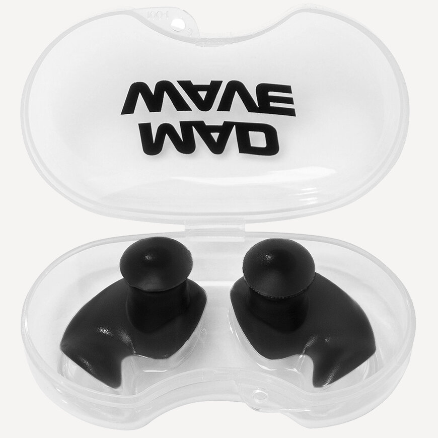 Mad Wave Беруши силиконовые Ergo Ear Plug черный, one size