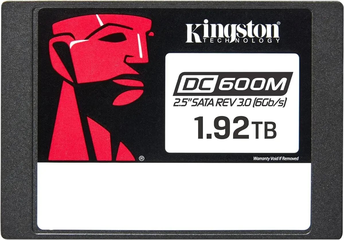 Твердотельный накопитель Kingston DC600M 1966.08ГБ, 2.5", SATA-III, SATA SEDC600M/1920G