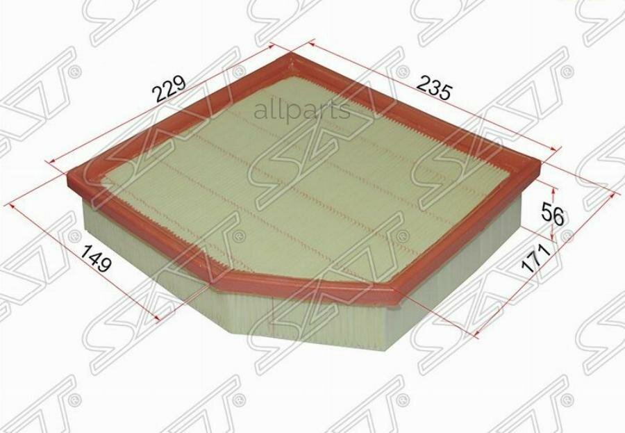 SAT ST-17801-31170 Фильтр воздушный Toyota RAV4 (XA40) 12-19 / Lexus GS 11-20