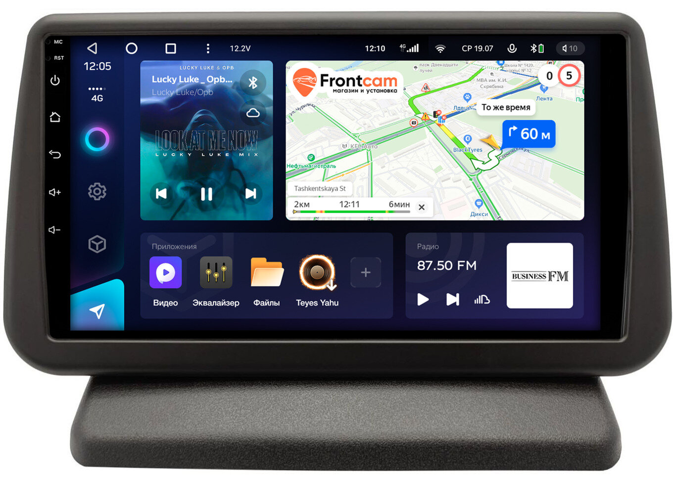 Штатная магнитола Teyes CC3L 4/64 9" RM-9-1416 Nissan Note 2005-2013 (вместо бардачка) Android 10 (4G-SIM, DSP, IPS)