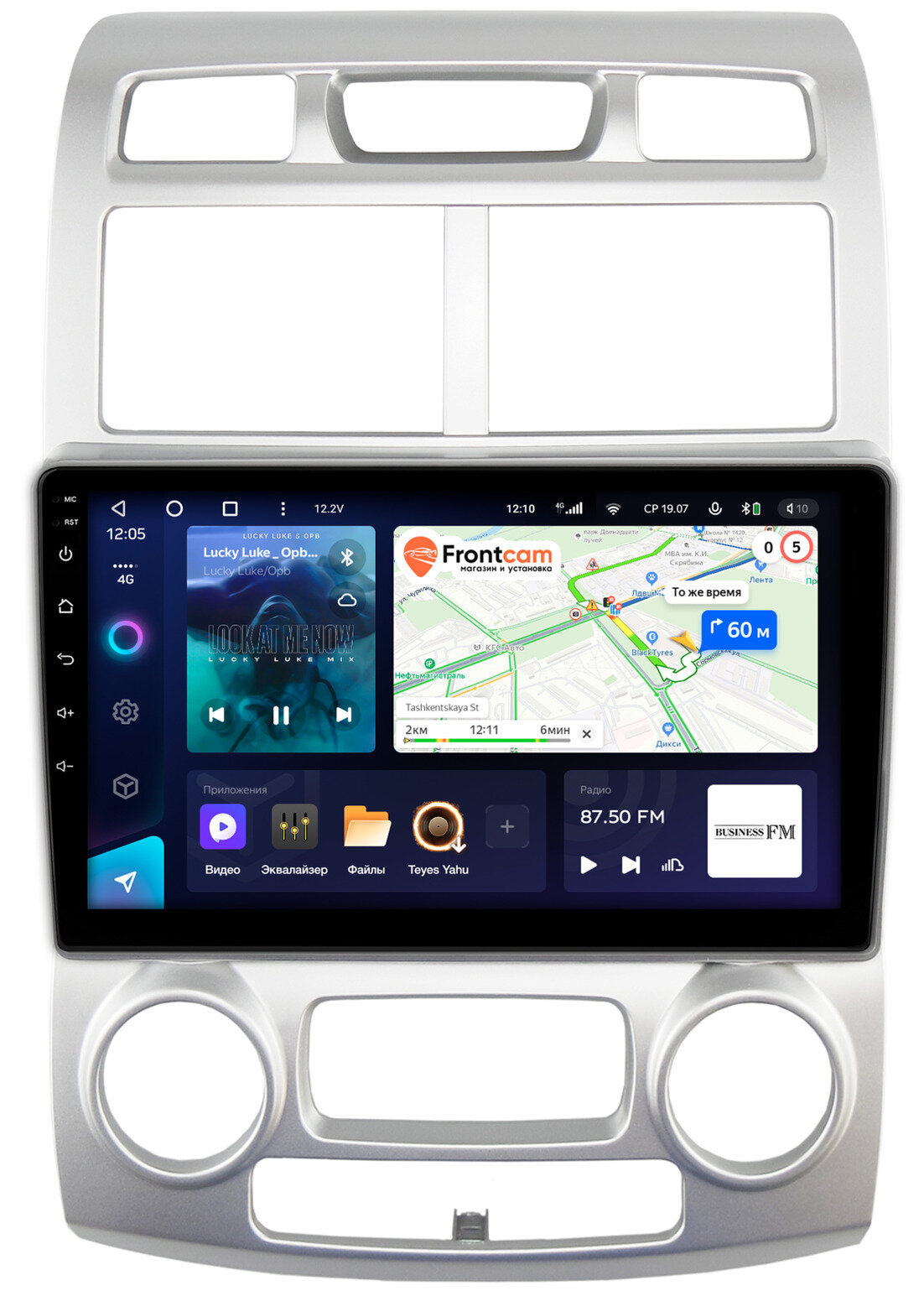 Штатная магнитола Kia Sportage 2 2004-2008 (авто с климат-контролем) Teyes CC3L 4/64 9" RM-9407 Android 10 (4G-SIM, DSP, IPS)