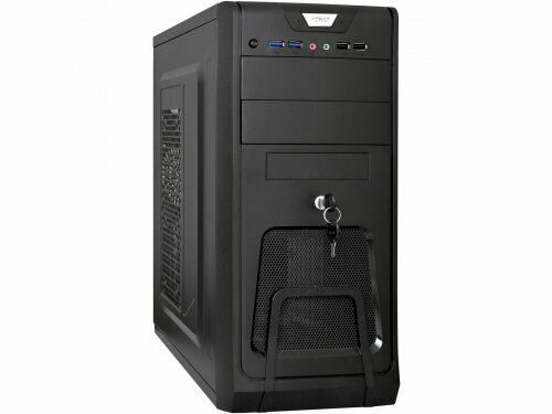 Корпус Exegate CP-603UB, Midi-Tower, 350Вт, сталь, черный