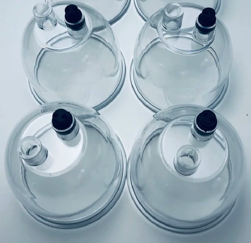 Вакуумные чаши для массажа Fengxingtimely 7,4 см, 4шт