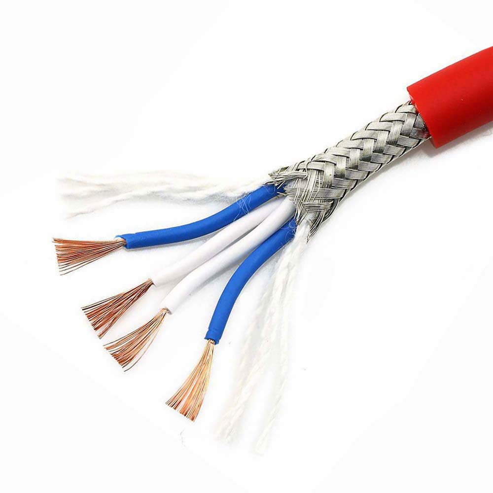 Кабель микрофонный в нарезку Canare L-4E6S RED, 1 м