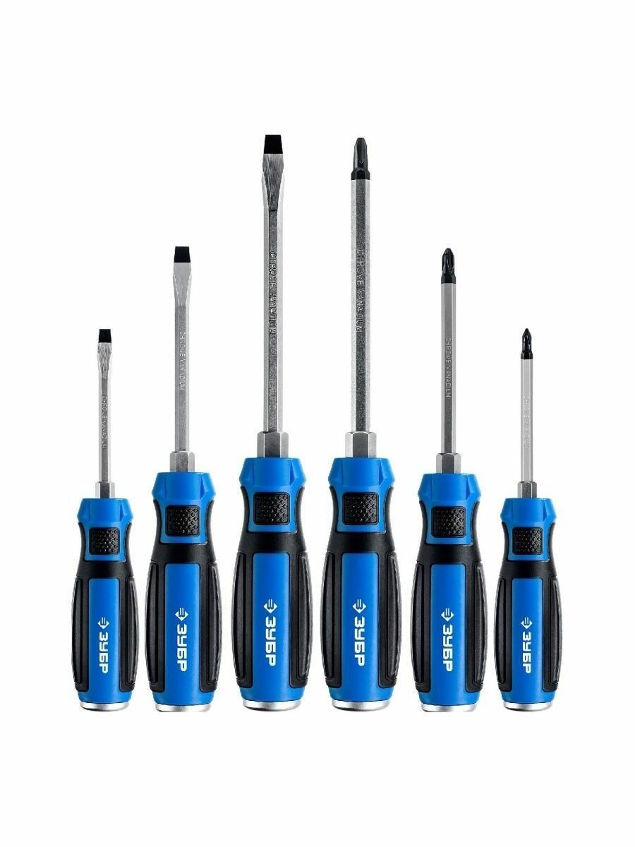 Набор ударных отверток Зубр 25026, 6 шт
