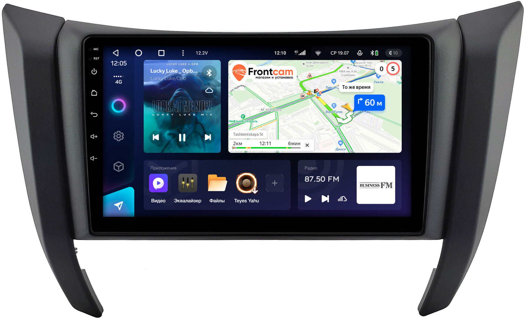 Штатная магнитола Teyes CC3 360 6/128 9" RM-9-0540 Nissan Navara (Frontier) 4 (D23) 2014-2026 Android 10 (4G-SIM, DSP, QLed)