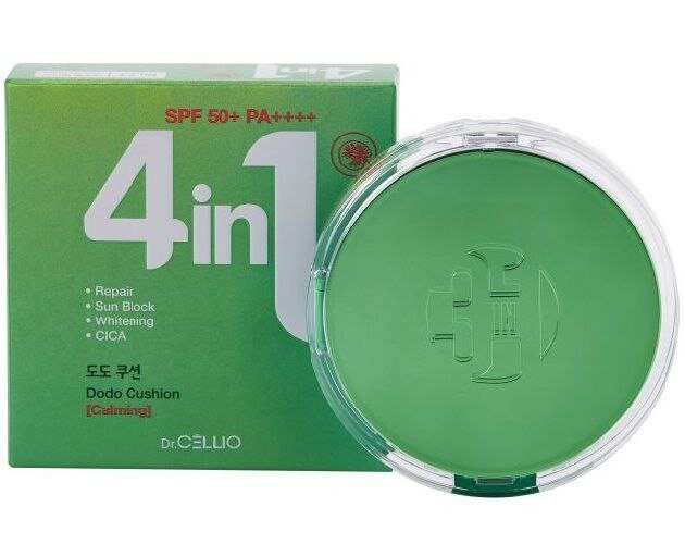 Крем-кушон для лица с успокаивающим комплексом Dr.CELLIO Dr. G50 4 IN 1 Dodo Cushion (Calming) №.23 (13 гр)