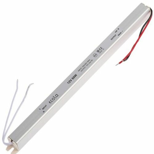 Блок питания для светодиодной ленты 12V 60W IP20 292x18x18 (интерьерный) B2T060ESB