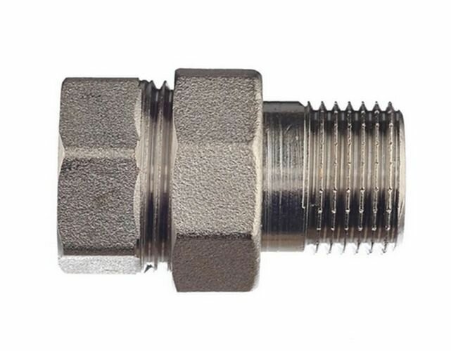 Американка 1 дюйм вн/нар прямая, сгон разъемное соединение для труб, фитинг из латуни