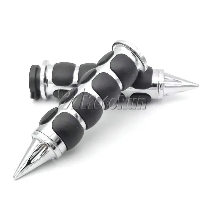 Универсальные мотоциклетные ручки 1 дюйм, 25 мм для Honda Shadow Spirit Sabre VT VLX VF 600 700 750 1100 VTX 1300 1800 C Cruiser Серебряный, A