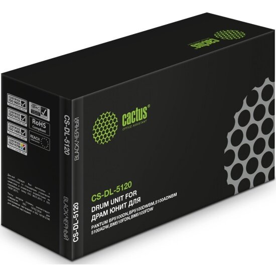 Блок фотобарабана Cactus CS-DL-5120 DL-5120/DL-5120P черный ч/б:30000стр. для BM5100ADN/BM5100ADW/BM