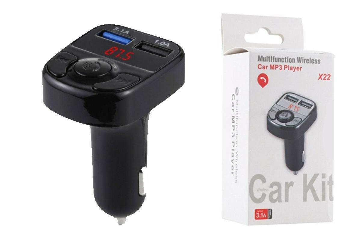 FM Bluetooth трансмиттер X22 Car MP3 Player — фото 1