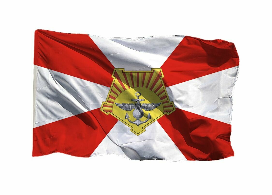 Флаг Восточного военного округа 90х135 см на шёлке для ручного древка