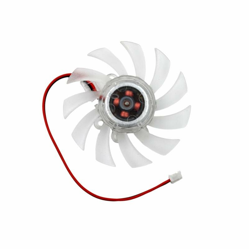 Вентилятор для видеокарты без рамки 65 мм 12в