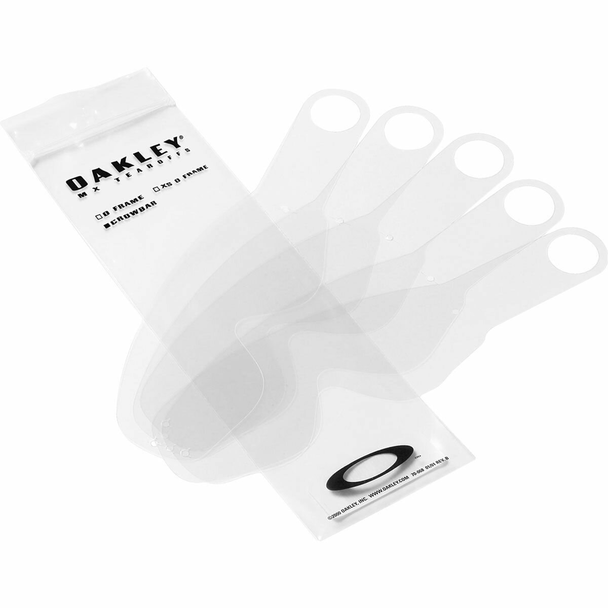 Пленки отрывные Oakley O-Frame стандартные 25 шт. (AOO7010T0 000002),