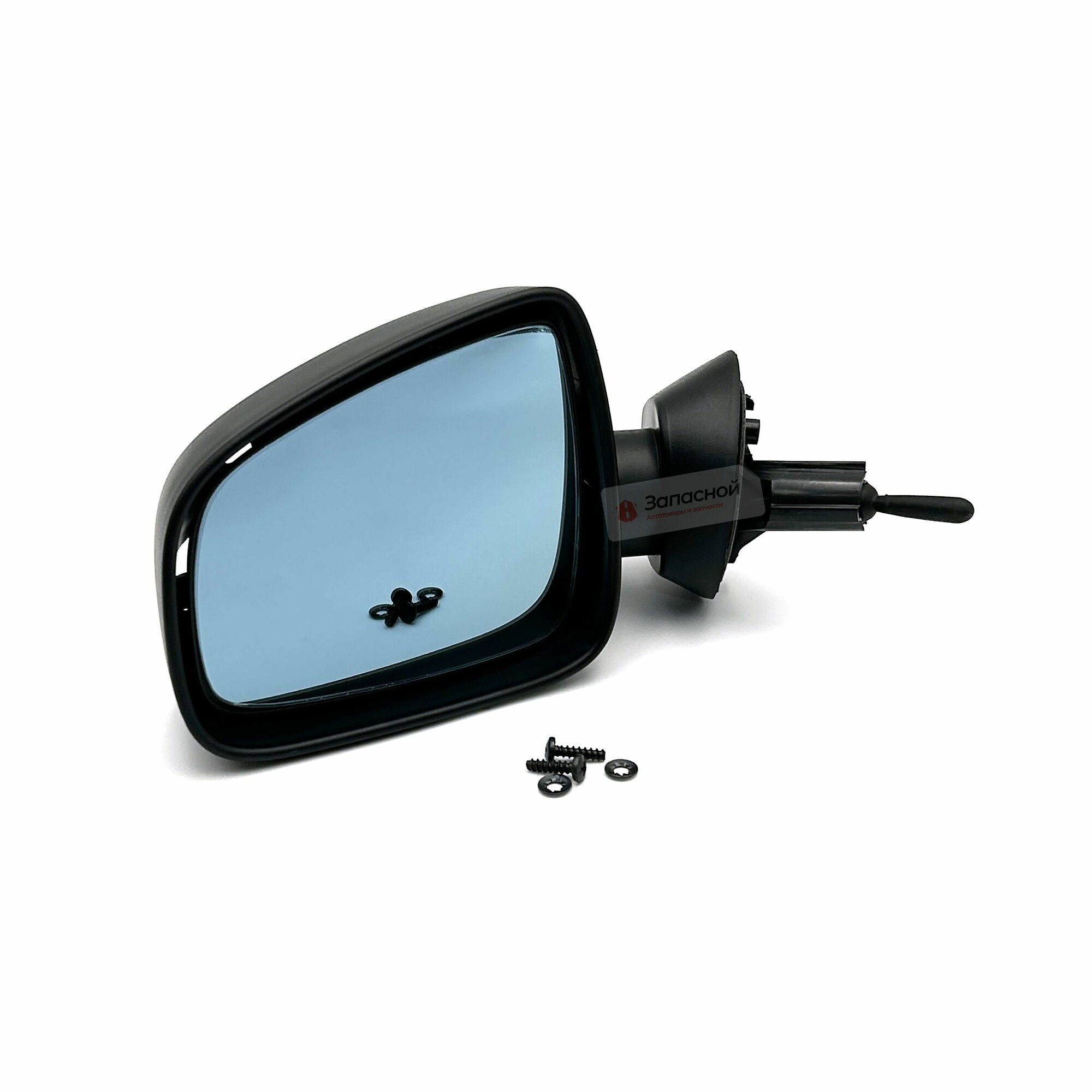 Зеркало заднего вида левое механическое с антибликом для а/м Lada Largus, Renault Logan I, Nissan Terrano III - Автоблик арт. R90.8201021 (120)
