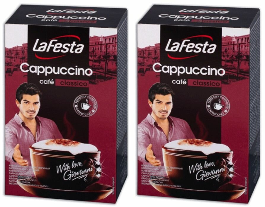 La Festa Каппучино Классический 12,5 г*10 пакетиков, 2шт