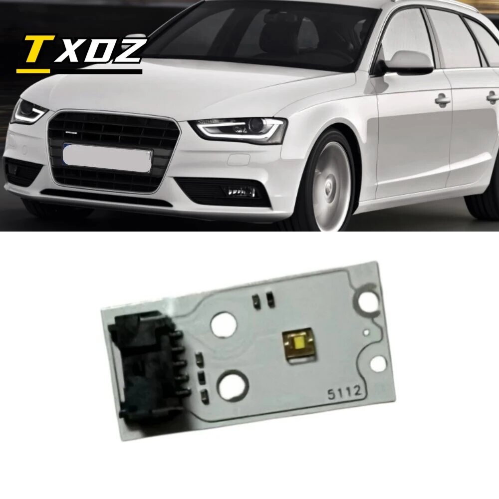 Белая фотопанель для 12-15 Audi A4 B8, дневные ходовые огни, источник света, модуль DRL 2012-2015