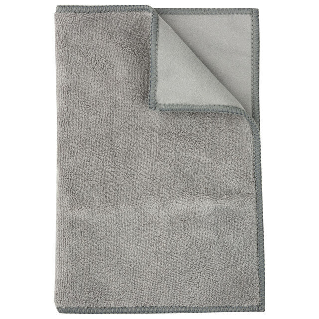 Салфетка LEONORD 23х30см двухсторонняя ворс+замша микрофибра