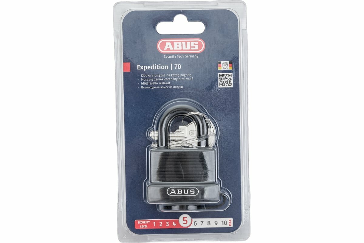 ABUS Навесной замок 70/45 Marine (влагозащищенный) C/PLCZHRUS 64608
