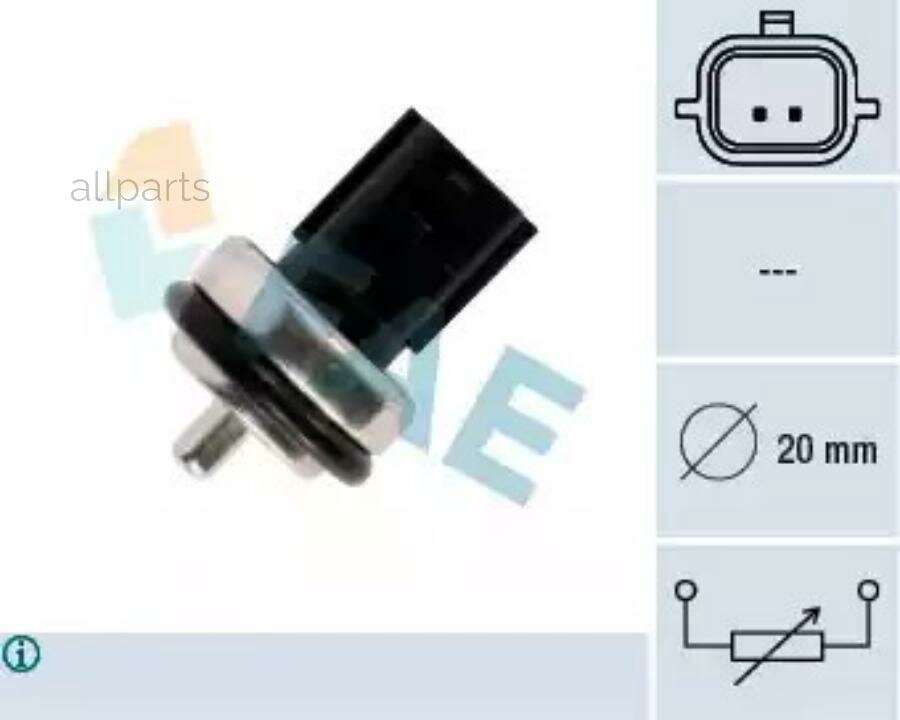 FAE 33811 Датчик температуры Renault