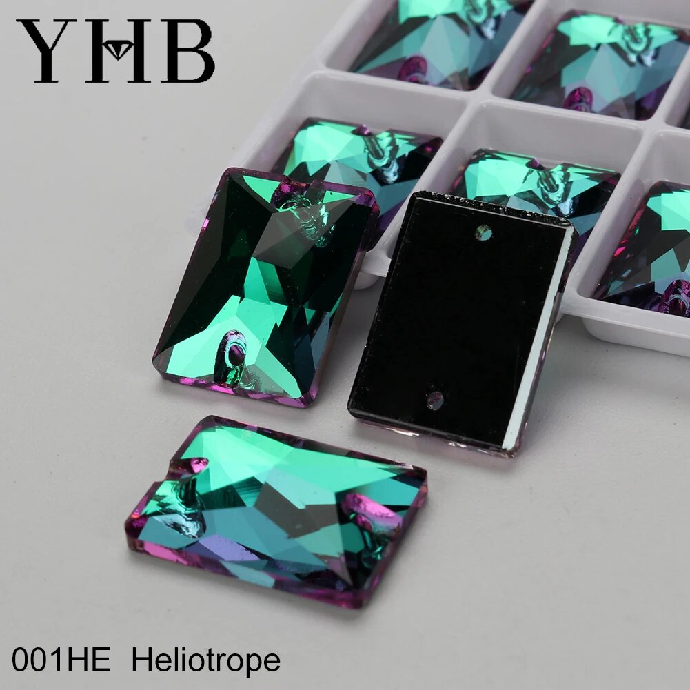 Стеклянные стразы YHB 001HE Heliotrope
